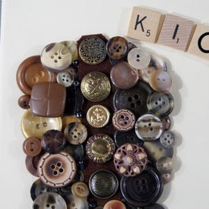 Button Art, Boot, Western Boot, Cowboy Boot - Etsy