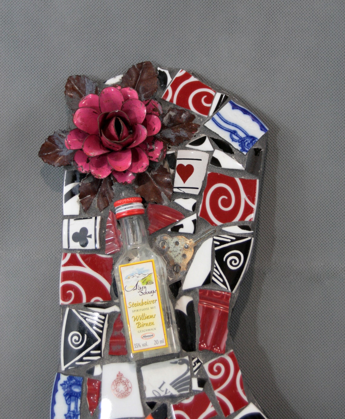 Cowgirl Boot Art, Cowboy Boot Art, Mosaic Plaque, Wall Hanging, Western Boot, Cowboy Boot ...