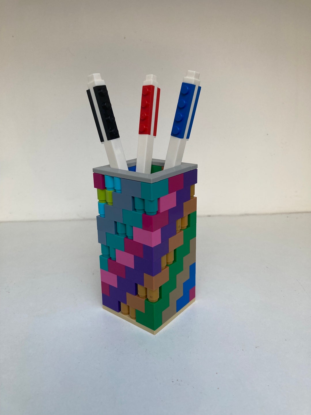 Brick Rainbow Desk Tidy Pen Holder Pencil Holder Christmas Gift ...