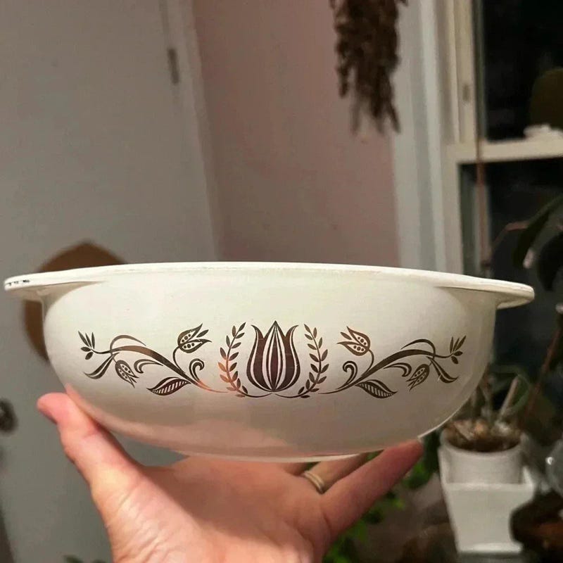 Pyrex Golden Tulip - Etsy