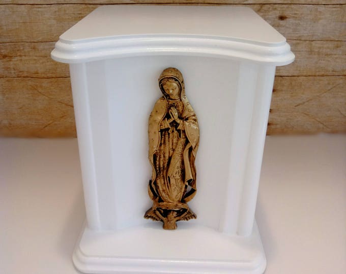 Cremation Urns for Ashes, Religious Handmade Large Wooden Ossuary ...