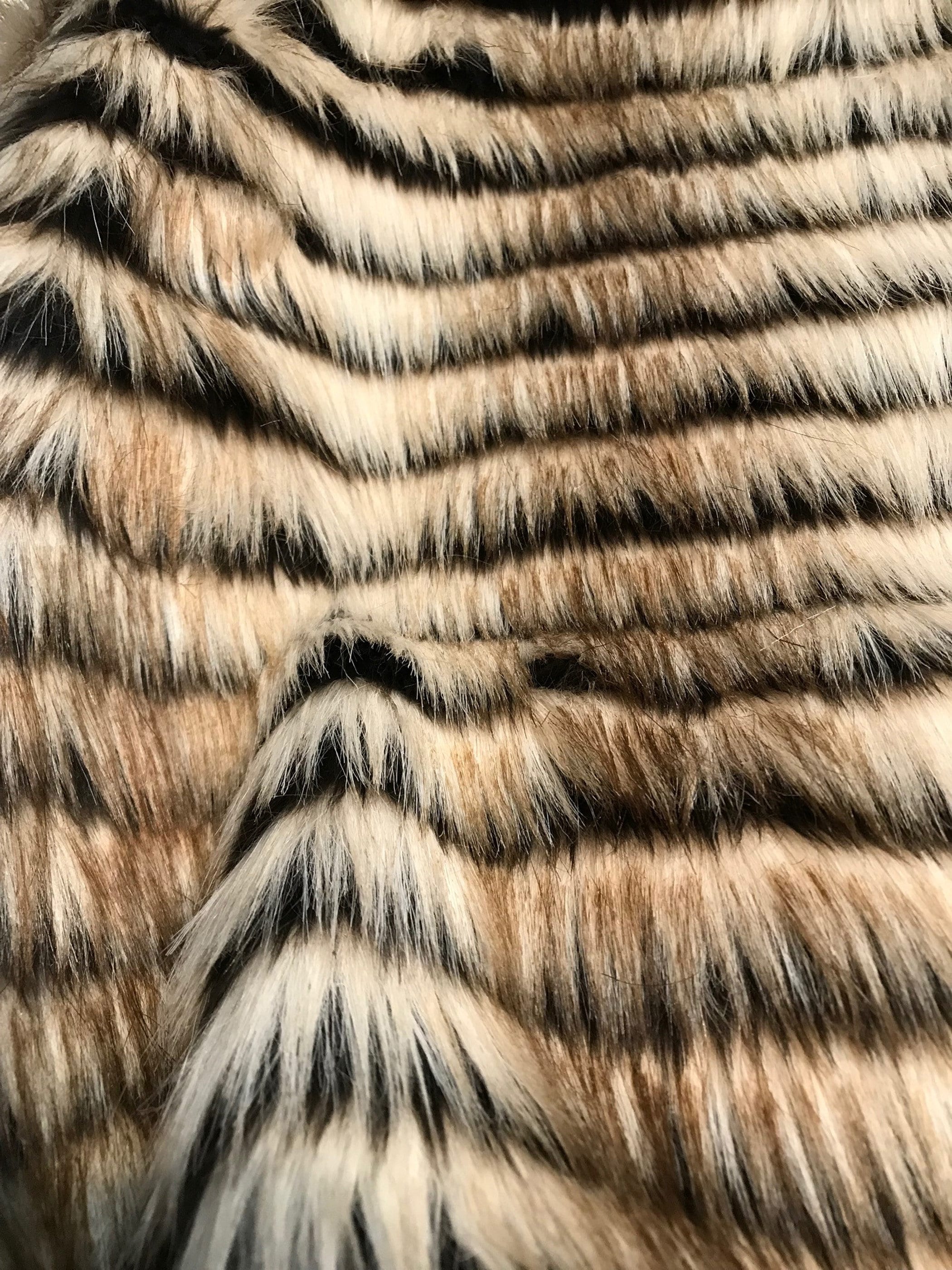 Faux Fur, Striped Fur, Fun Fur, Animal Fur, Animal Faux Fur, Faux Fur ...