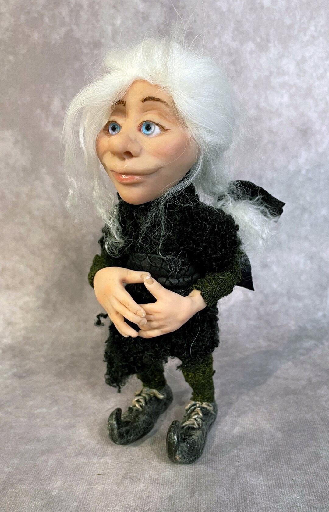 OOAK Doll, Fantasy Doll, Troll Doll, Creature Doll, Poseable Doll ...