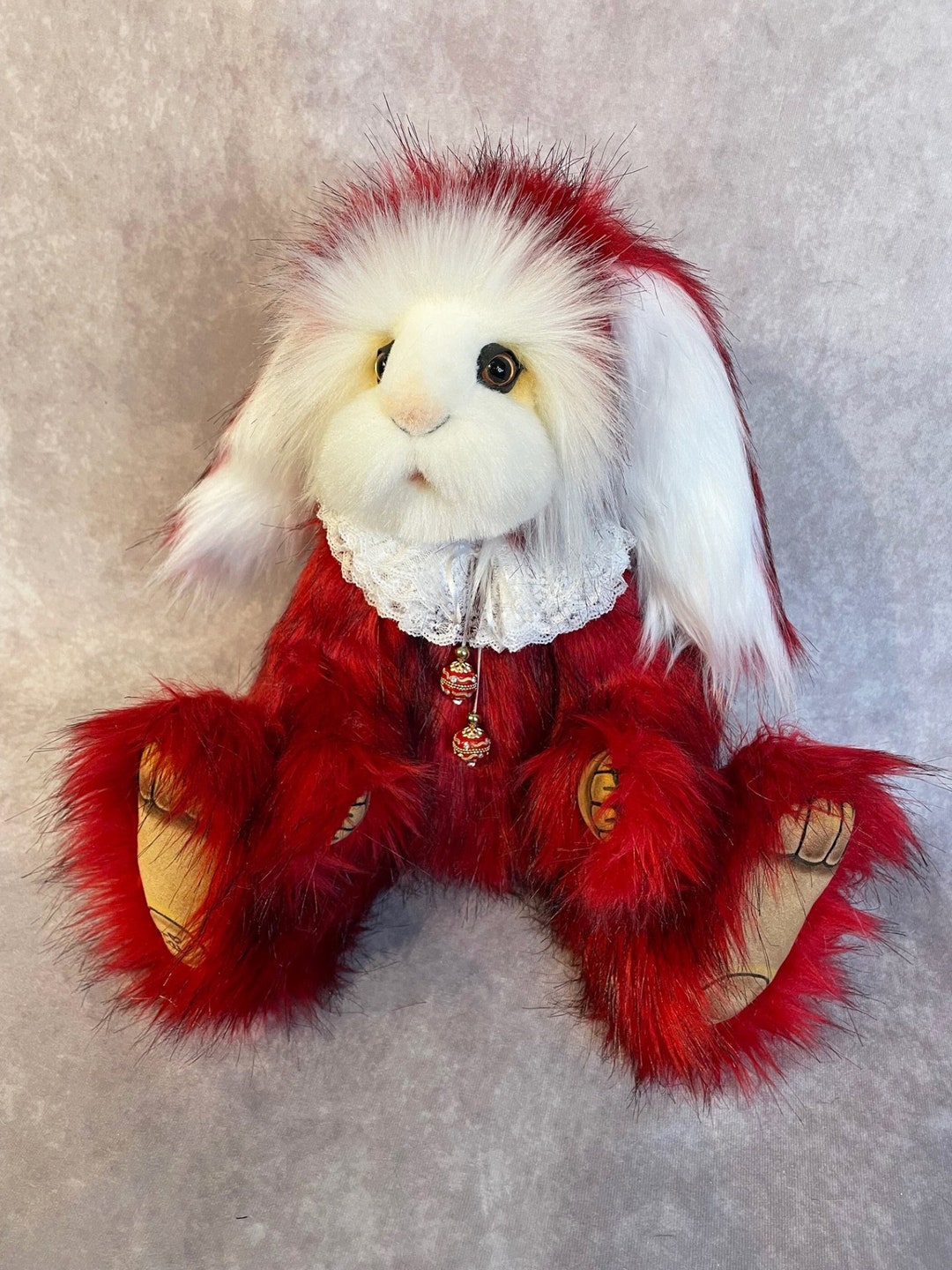 Teddy Bunny, Handmade Rabbit,rabbit Teddy, OOAK Rabbit, Plushie Bunny ...