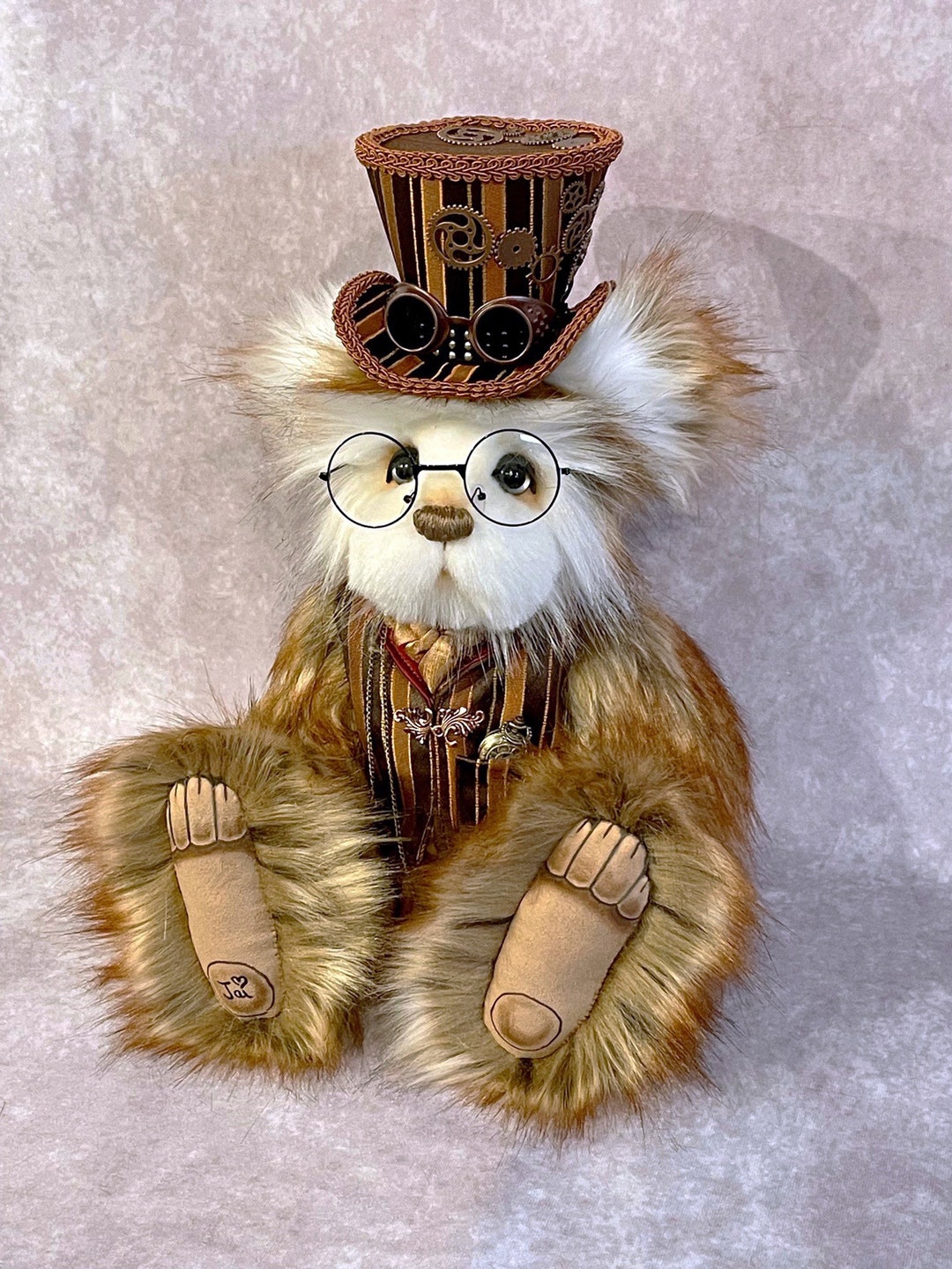 Steampunk Bear, Steampunk Teddy Bear, Bear With Tophat, Steampunk Bear ...