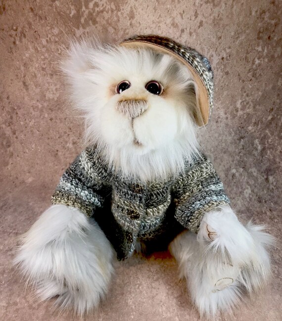 Teddy Bear Handmade Bear Plushie Stuffed Animal Jointed - Etsy