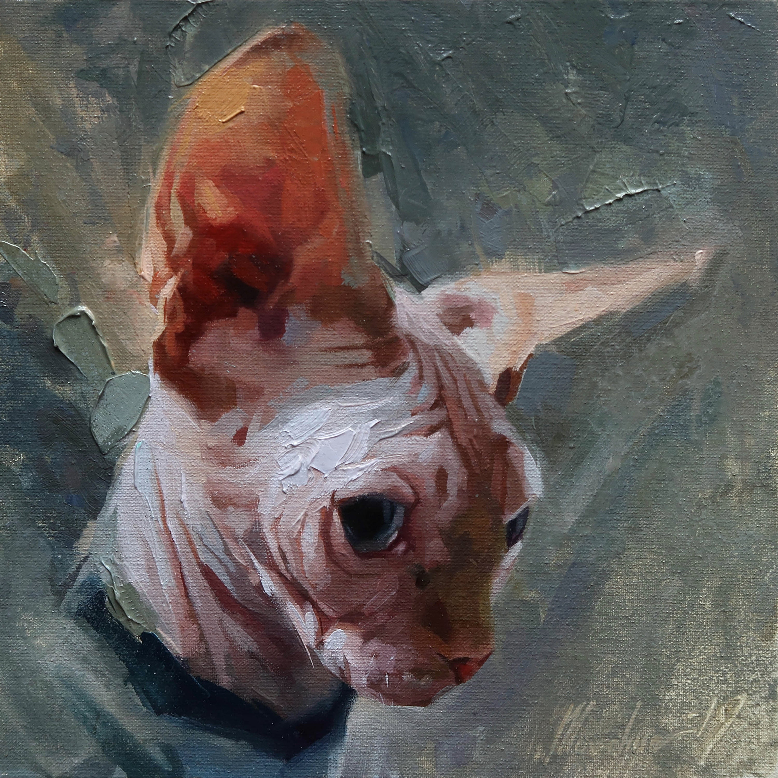 Custom Pet Portrait Custom Cat Painting Pet Portrait Cat | Etsy