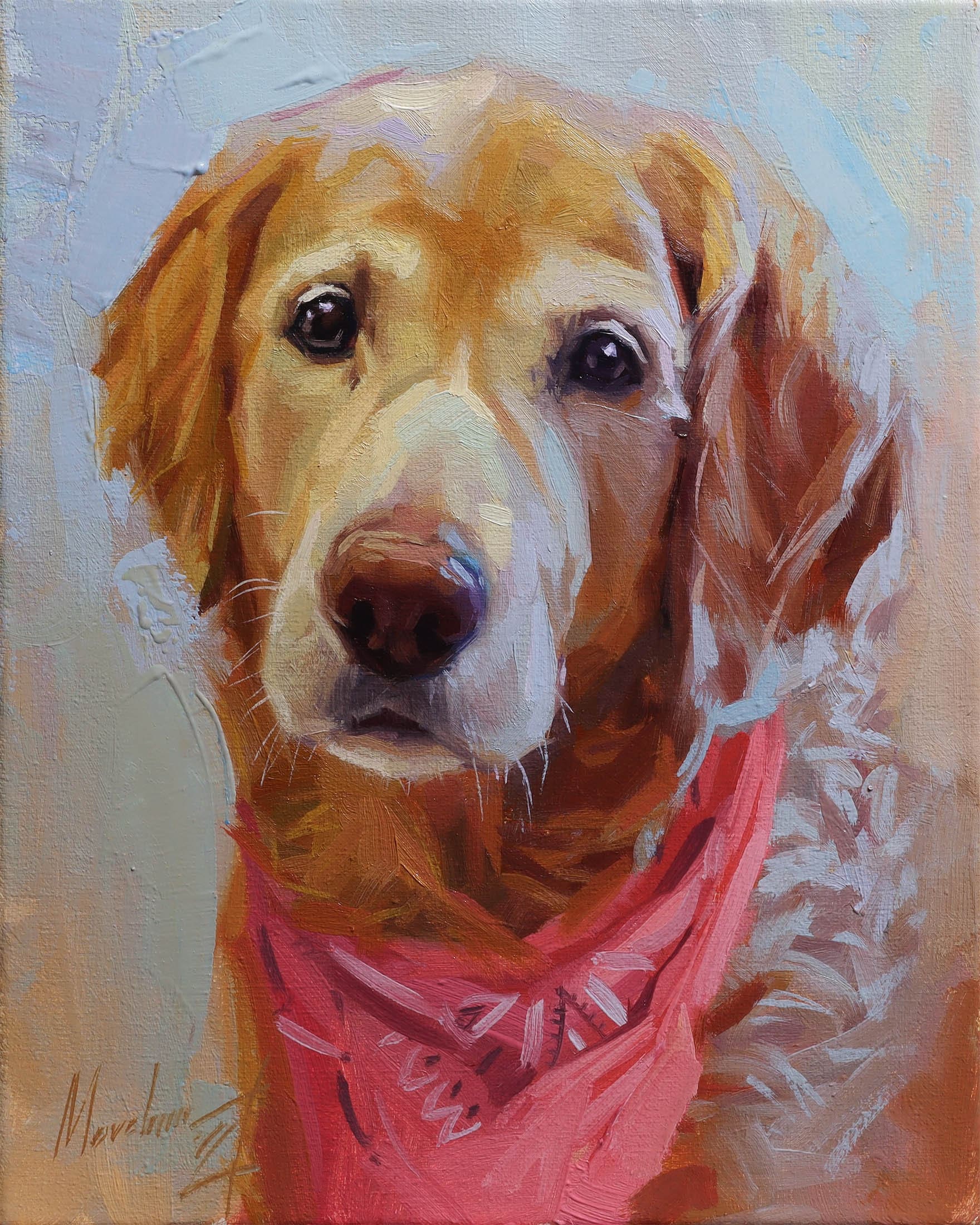 Pet Portrait Custom Painting From Photo Hand Painted Pet | Etsy