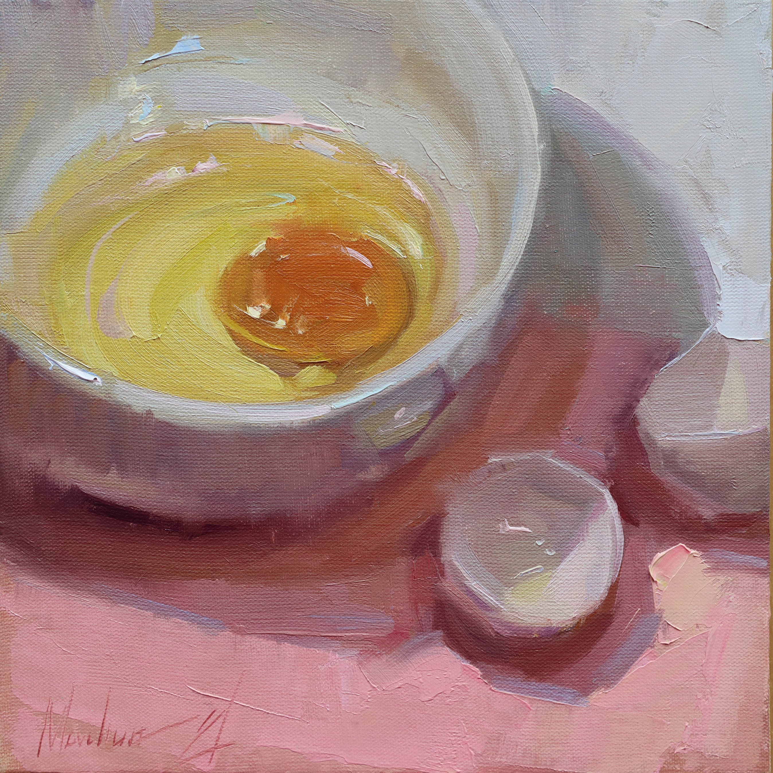 Still Life Food Art Food Painting Kitchen Fruit Art Small | Etsy