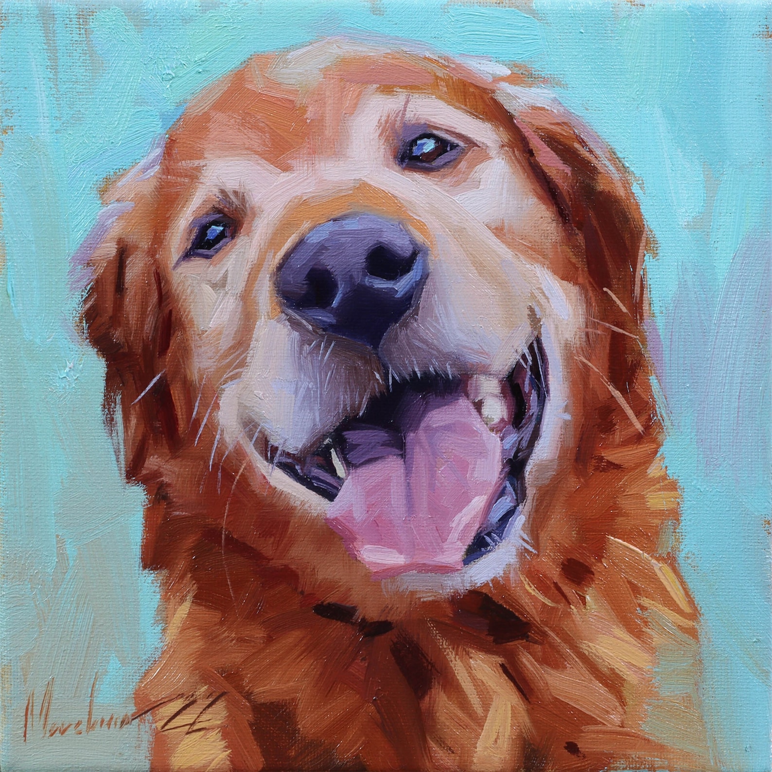 Pet Portrait Custom Painting From Photo Hand Painted Pet - Etsy