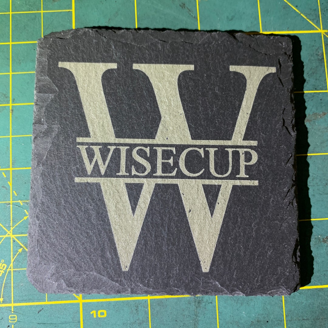 Family Name Slate Coasters - Etsy