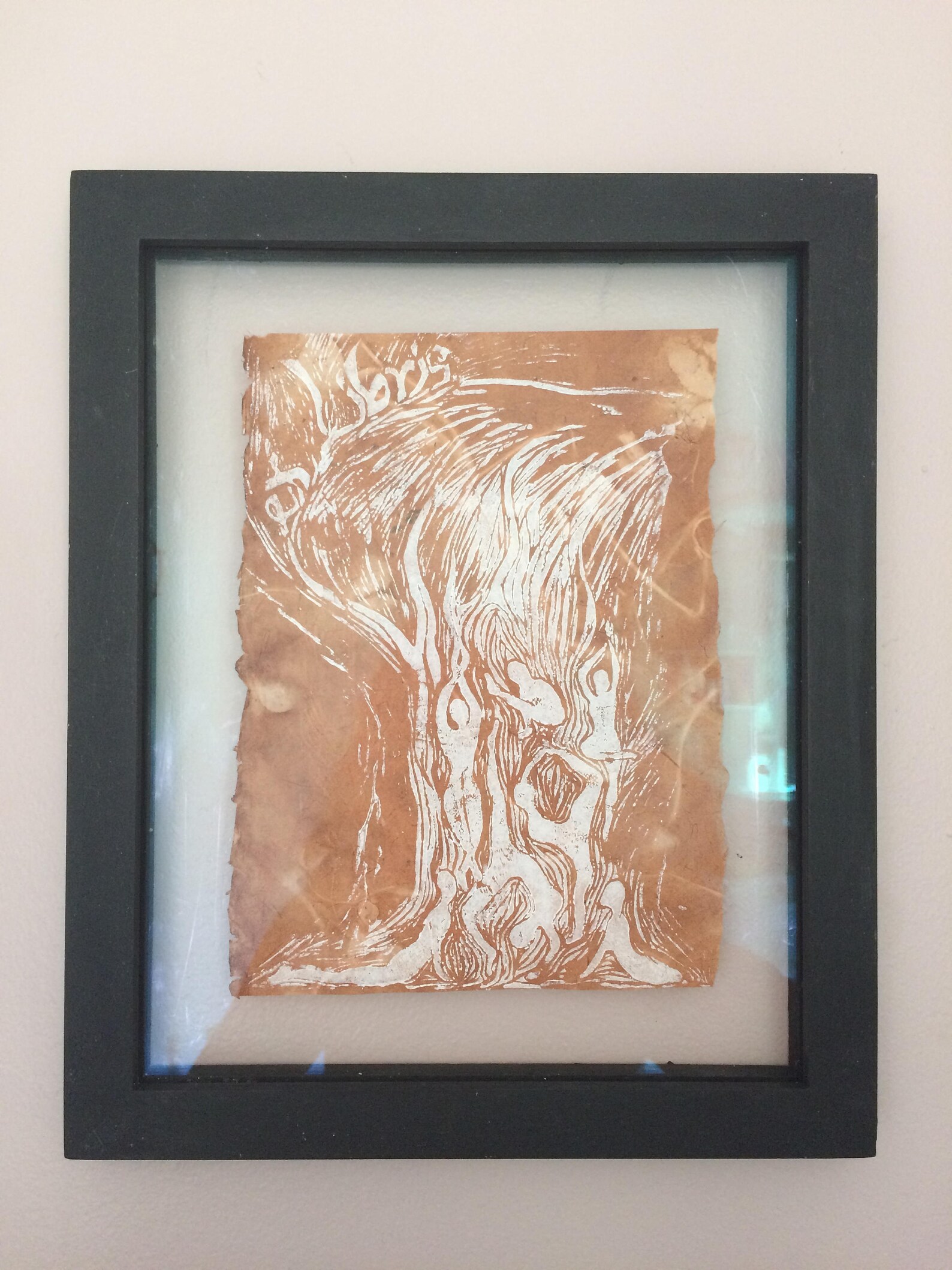 Japanese Linocut Print - Handmade Yoga Art - Etsy