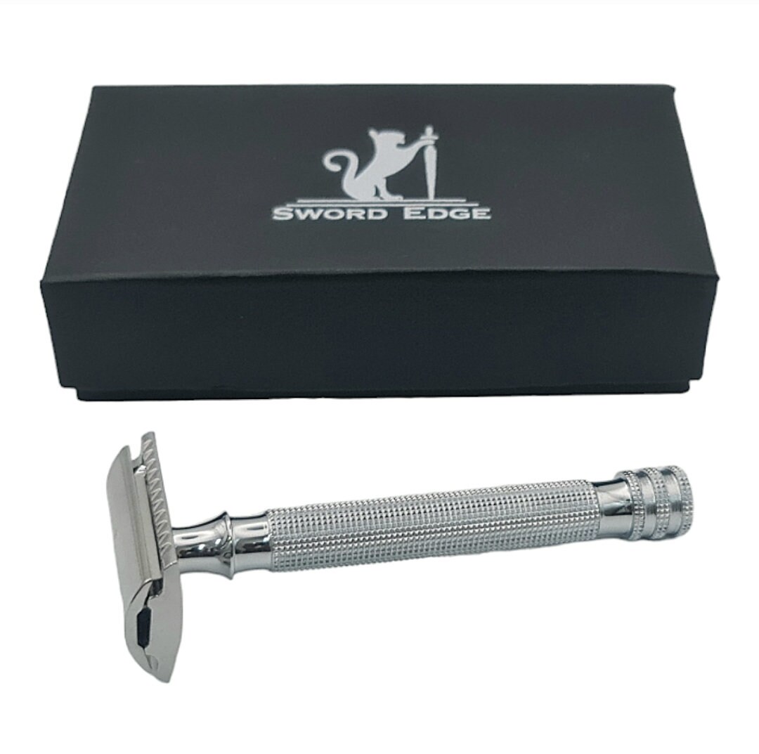 Unleash the Smoothness & Effortless Shaving With Sword Edge DE Safety ...