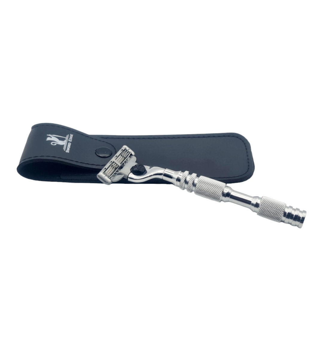 Conquer Shaving Mountains With the Sword Edge Mach 3 Compatible Razor ...
