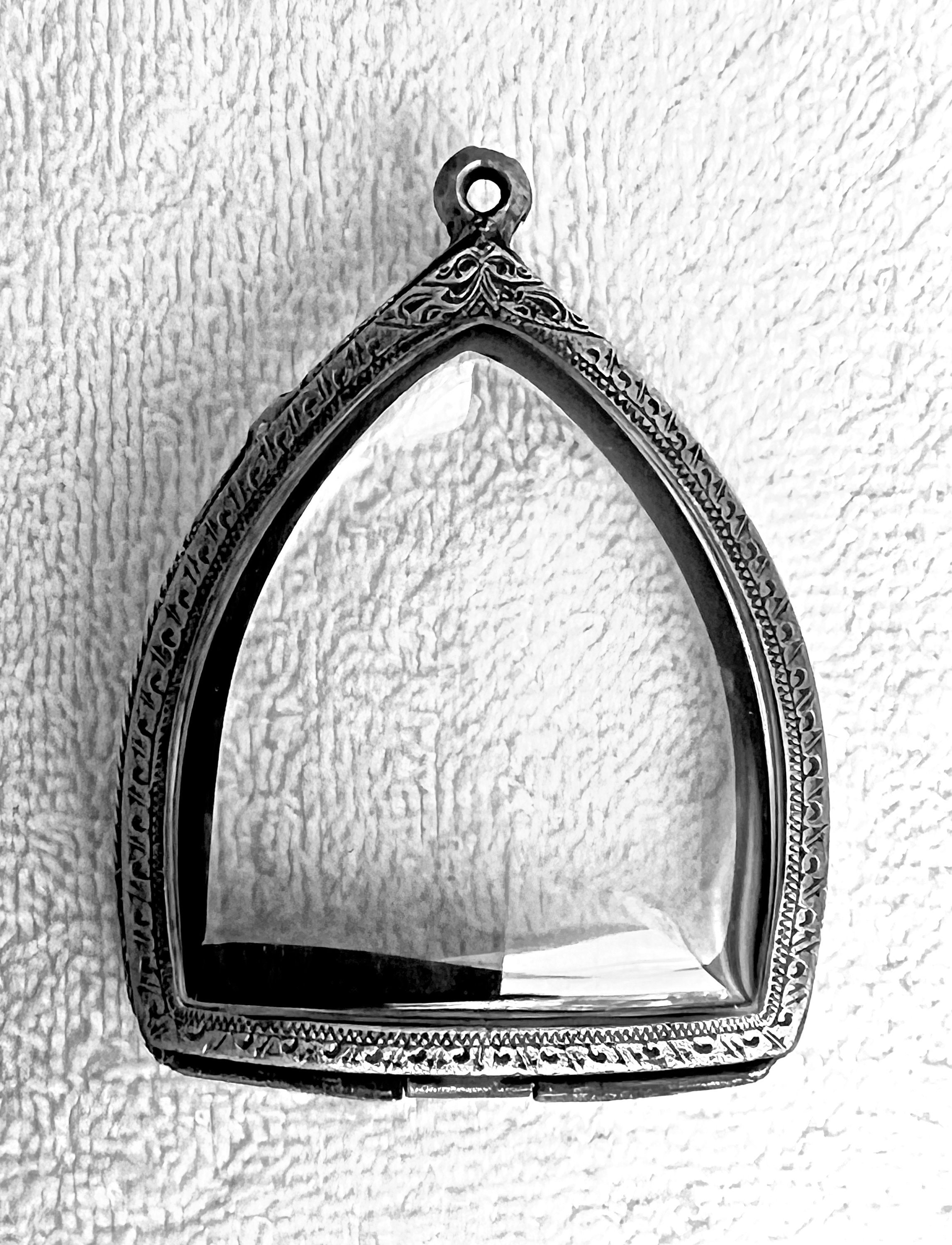 Large Gothic Locket With Double Windows to Display Your Treasures From ...