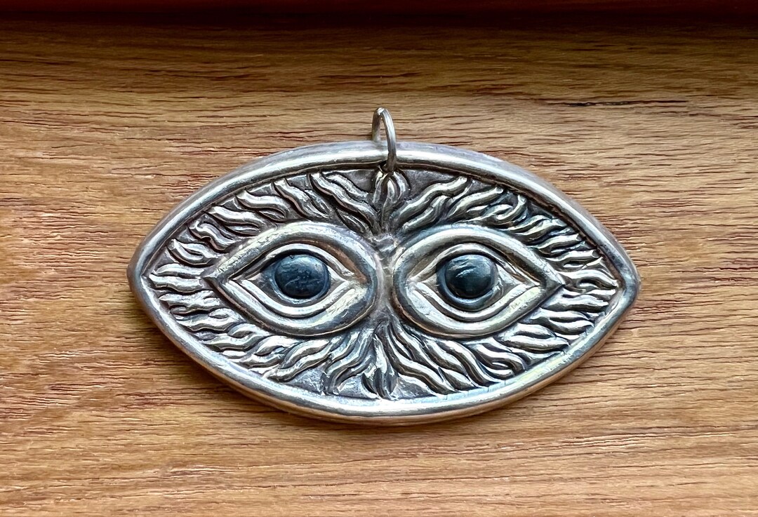 Silver Eyes-ex Voto Charm From Inspired Planet - Etsy