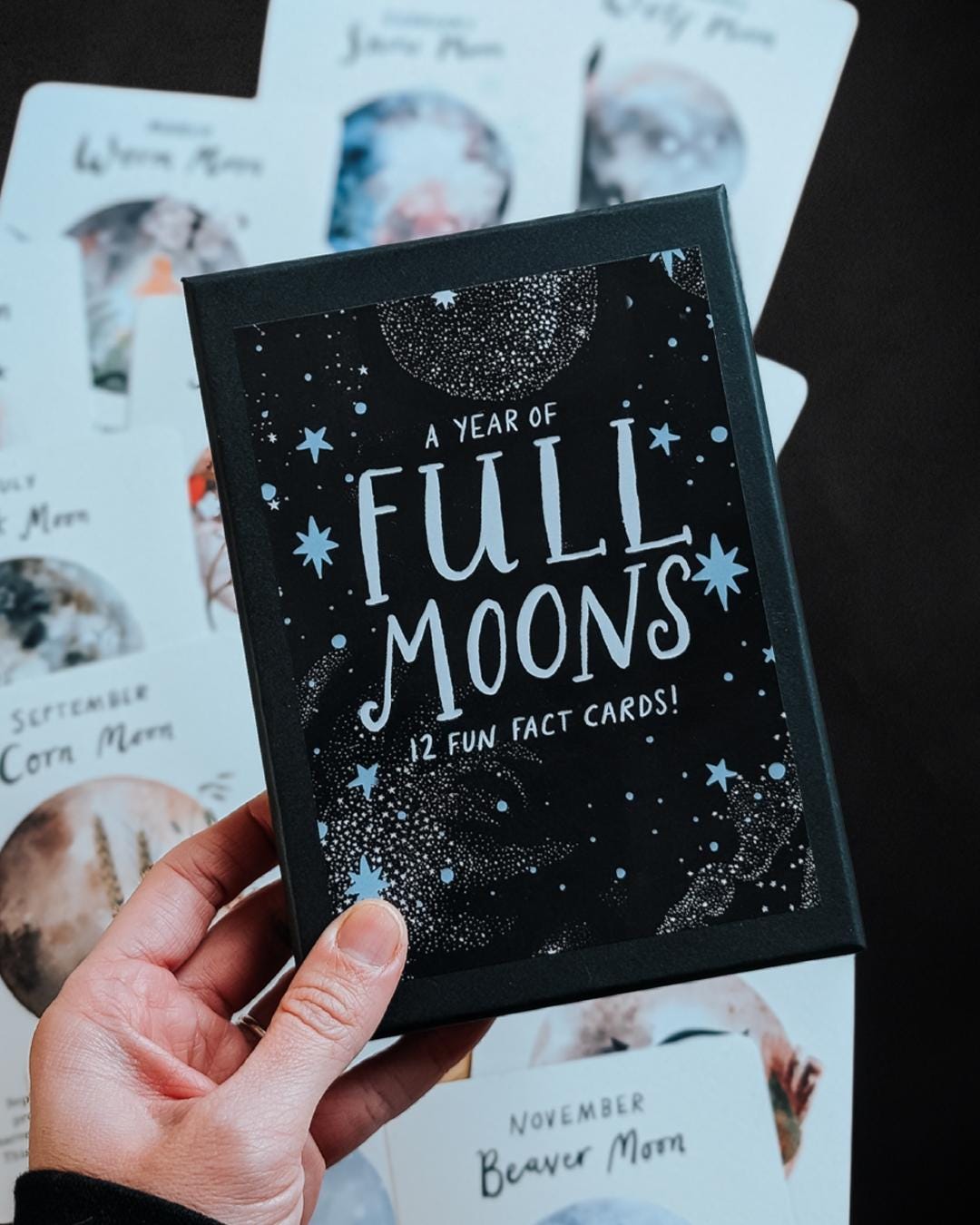 A Year of Full Moons A6 Card Pack - Etsy
