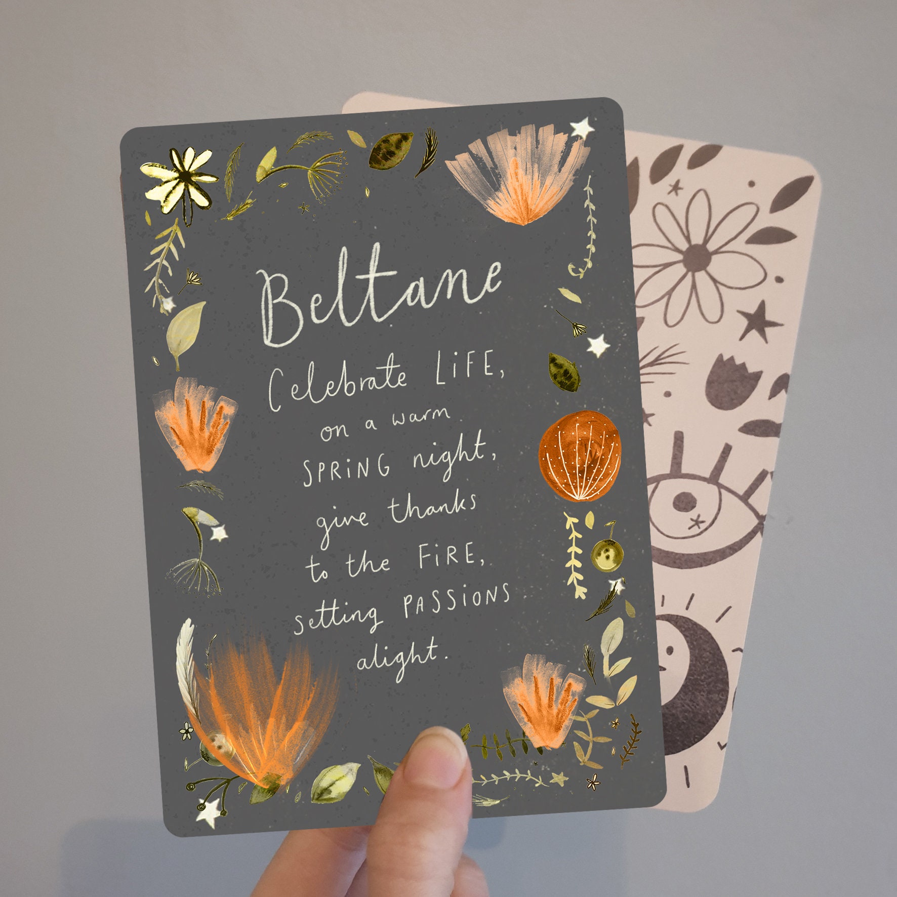 Beltane Blessings Art Print Altar Card | Etsy