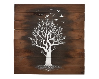 Rustic Pallet Art - Etsy