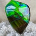 Ammolite Hand Specimen - Gem Quality! Glorious Green and Blue! Hand ...