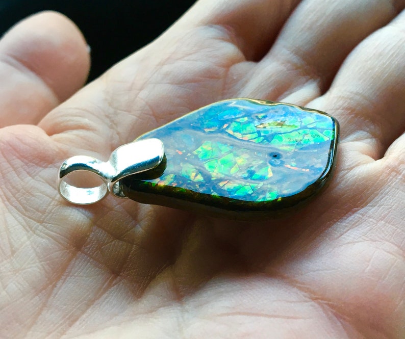 Ammolite Pendant Stained Glass Pattern Please Read - Etsy