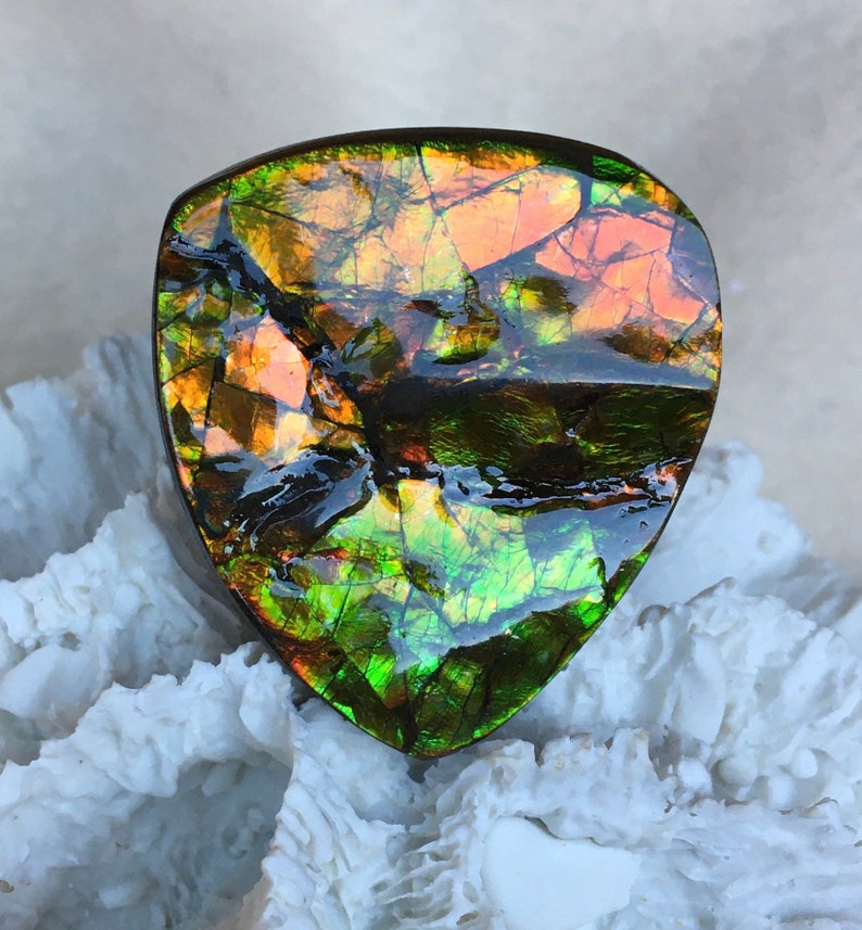 Ammolite Hand Specimen or Display Piece - Ammolite Sculpture - Please ...