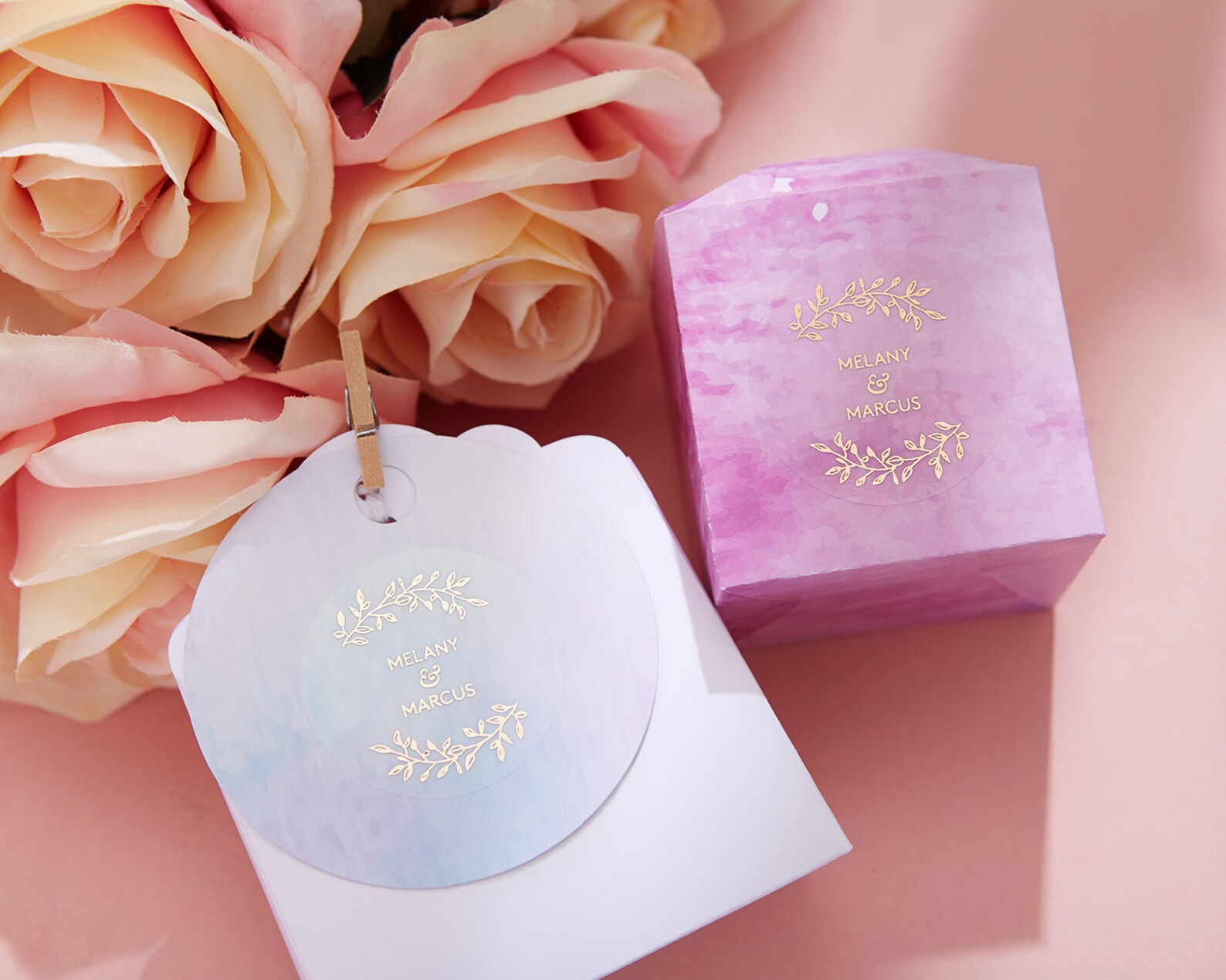 Foiled Wedding Envelope Stickers With Personalised Names. - Etsy