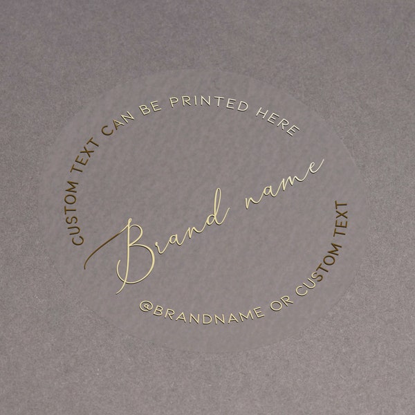 Gold Foil Stickers - Etsy