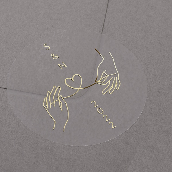 Gold Heart Stickers - Etsy