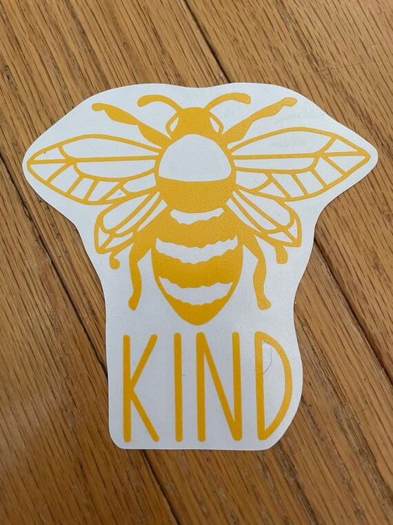 Bee Kind Vinyl Decal | Etsy