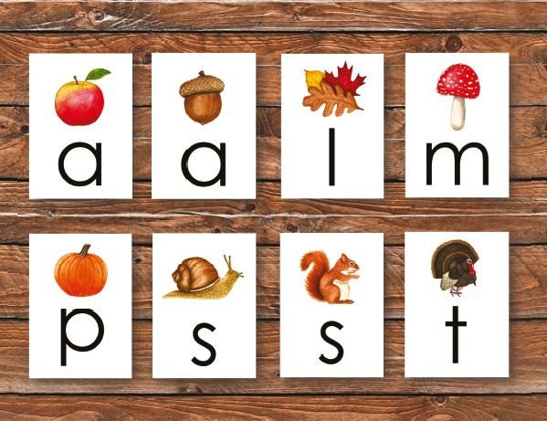 Autumn Early Learning Bundle Homeschool Printable 3-Part | Etsy