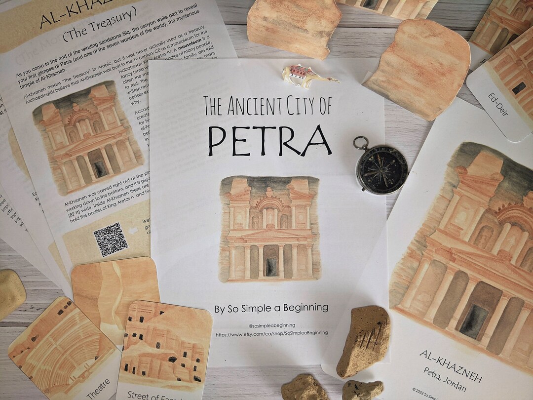 The Ancient City of Petra | Ancient History | Homeschool Printable - Etsy