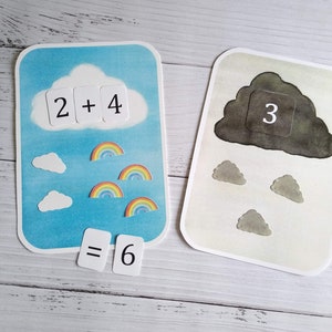 Rainy Day Math | Homeschool Printable | Counting, Addition, Subtraction ...