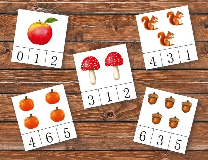 Autumn Early Learning Bundle Homeschool Printable 3-part - Etsy Norway