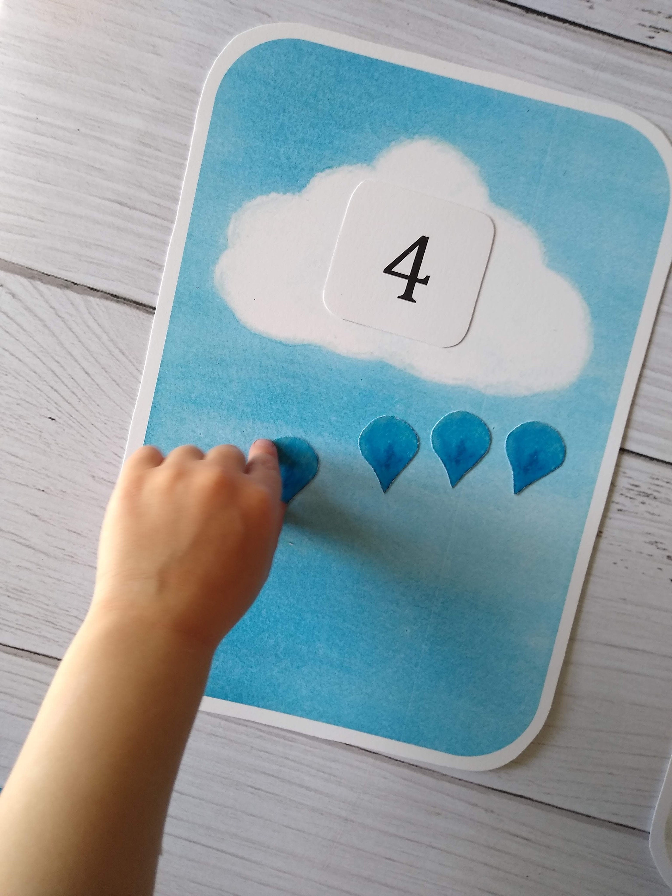 Rainy Day Math Homeschool Printable Counting Addition | Etsy