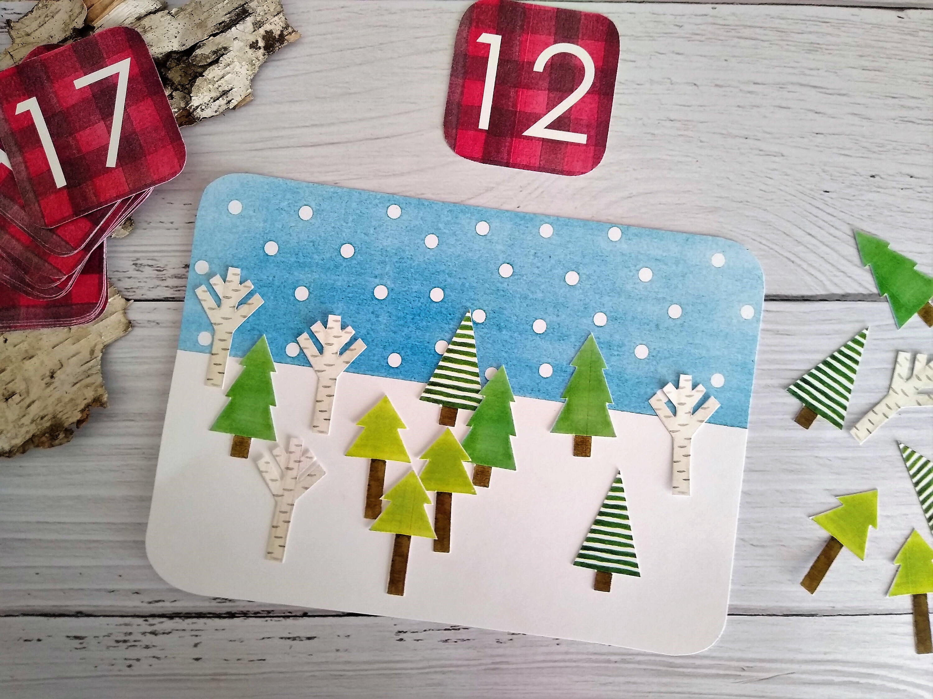 Winter Forest Math Homeschool Printable | Etsy