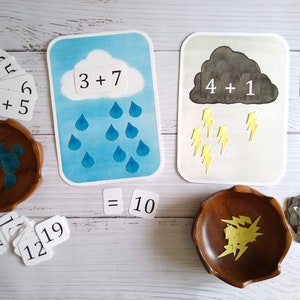 Rainy Day Math | Homeschool Printable | Counting, Addition, Subtraction ...