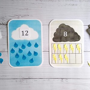 Rainy Day Math | Homeschool Printable | Counting, Addition, Subtraction ...