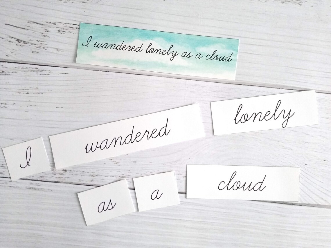 I Wandered Lonely as a Cloud (daffodils) Poetry Pack | Homeschool ...