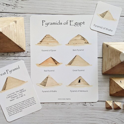 Pyramids of Egypt Homeschool Printable History & Geography - Etsy
