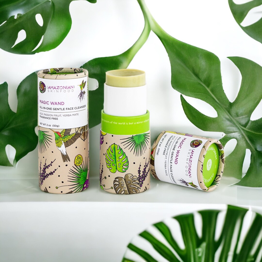 Solid Balm All-in-one-gentle-face-cleanser, Amazonian Skinfood Magic ...