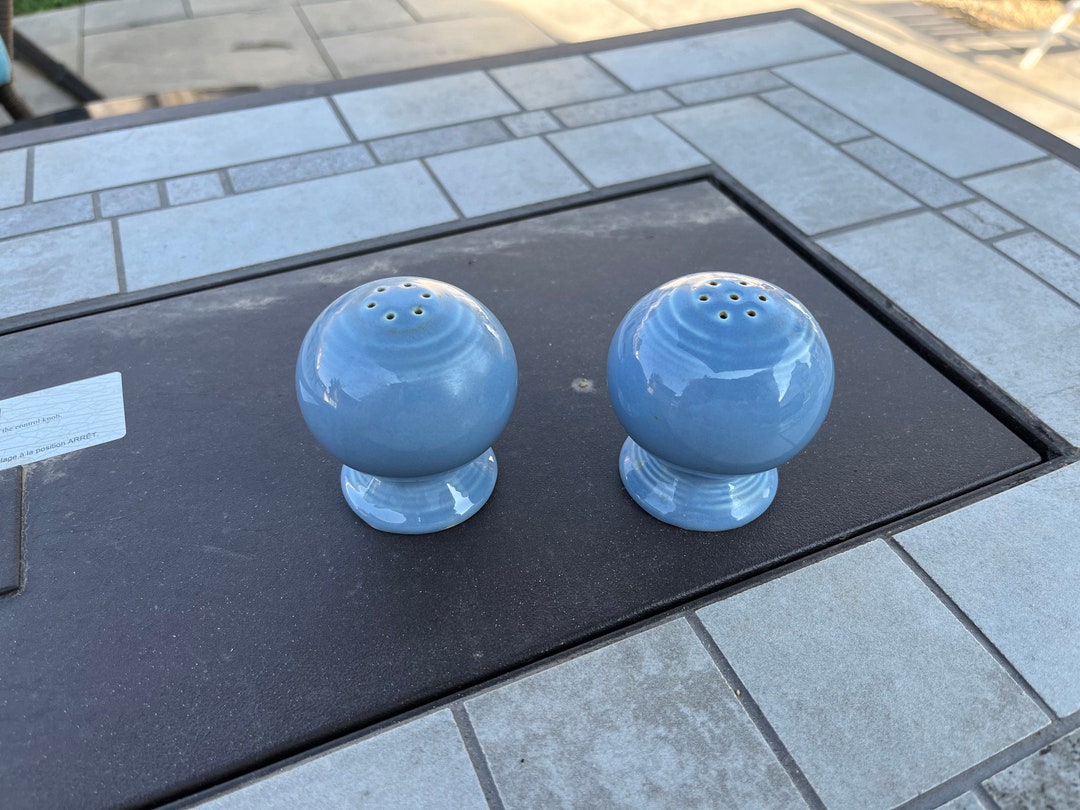 Single Vintage Fiesta Salt Shaker in Turquoise - Etsy