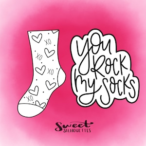 Rock My Socks Set Cookie Cutter - Etsy
