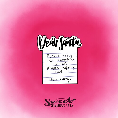 Dear Santa List Cookie Cutter - Etsy