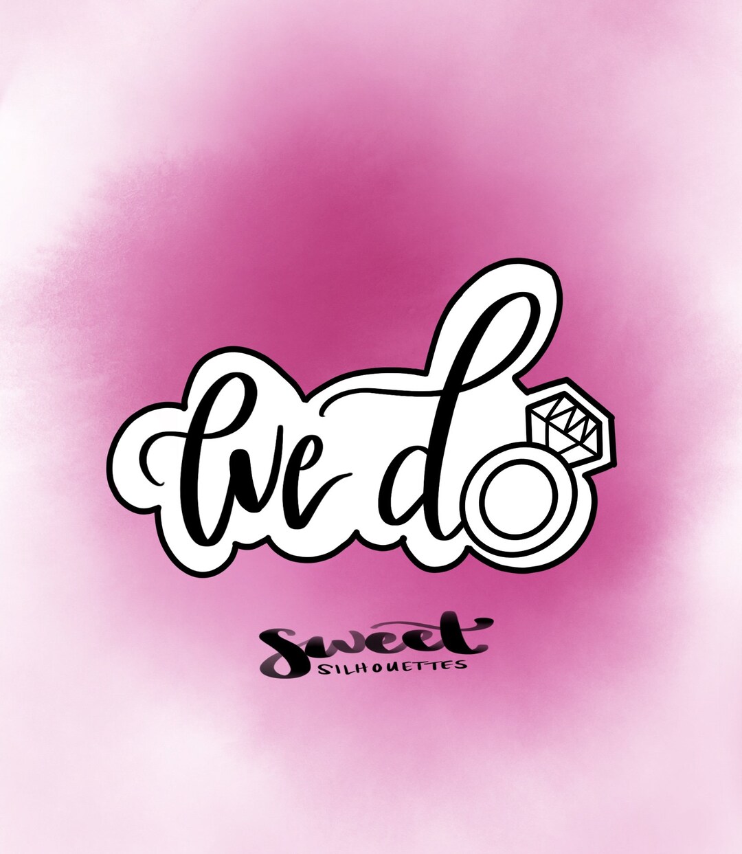 We Do Lettering Plaque Cookie Cutter - Etsy