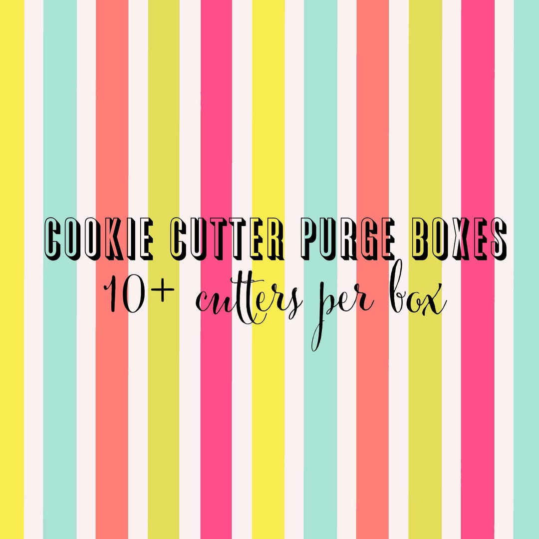 Cookie Cutter Purge Boxes - Etsy