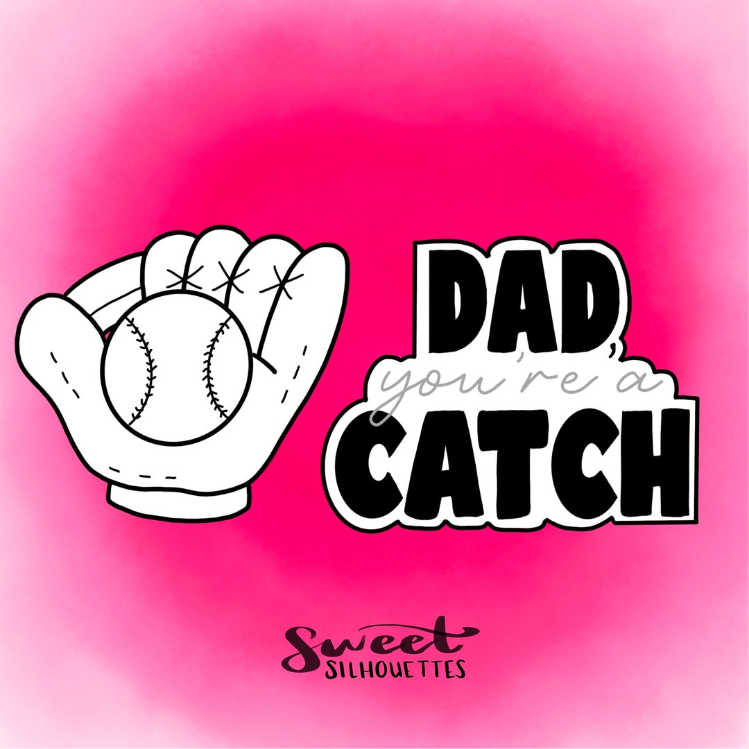 Dad, You're a Catch Cookie Cutter Set - Etsy