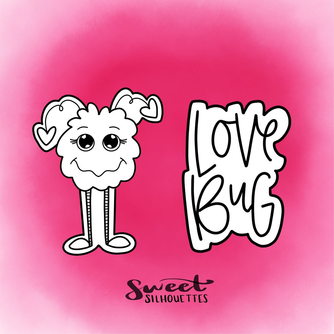 Love Bug Set Cookie Cutter - Etsy