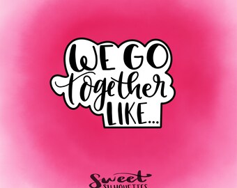 Printable Cookie Card we Go Together Like Mac & - Etsy