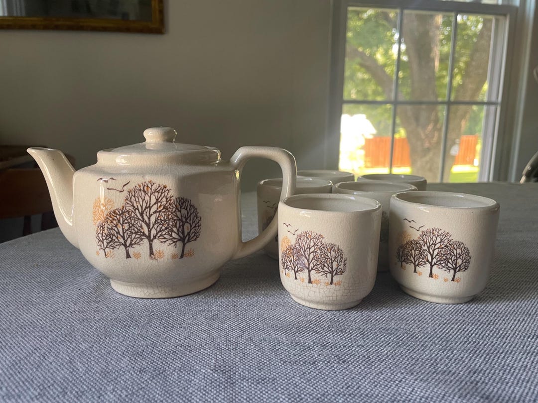 Vintage - 70s - Teapot - Teacup - Antique - Dining - Etsy